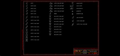 Electrical Electronic Symbols Blocks English CAD SYMBOLS
