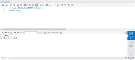 Sql道場 日付時刻関数 Now関数 けちゃふらんのシステム開発道具箱