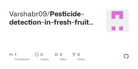 Github Varshabr09 Pesticide Detection In Fresh Fruits And Vegetables