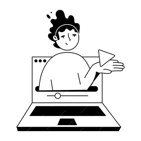 Premium Vector Source Code Doodle Mini Illustration