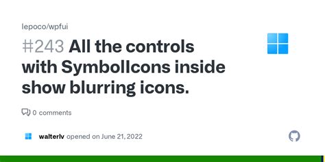 All The Controls With SymbolIcons Inside Show Blurring Icons Issue