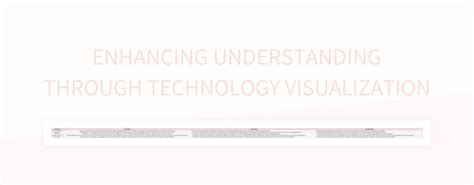 Enhancing Understanding Through Technology Visualization Excel Template