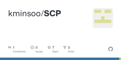 Github Kminsoo Scp