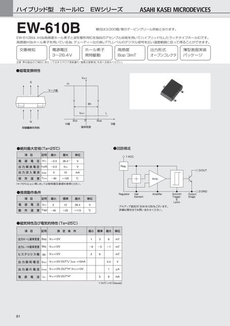 EW-610B_Datasheet | PDF