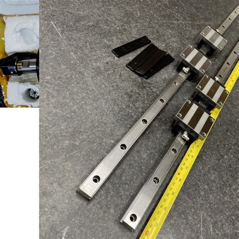 CNC Hepco X HGR Linear Rails X HGW CC Carraiges In