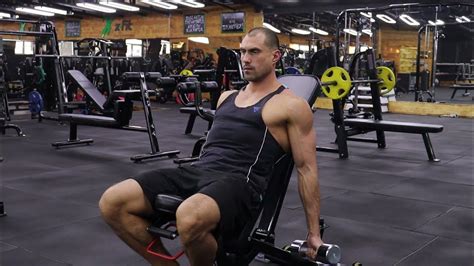 сгибания рук с гантелями на наклонной скамье Youtube