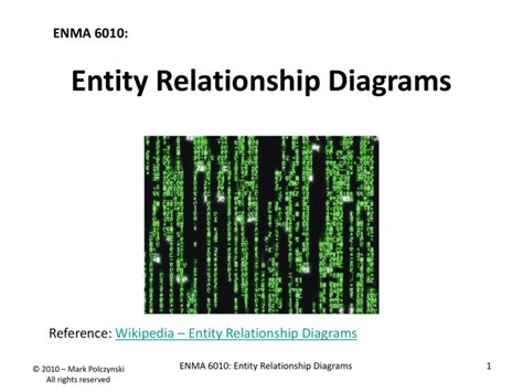Entity Relationship Diagrams ERD Presentation