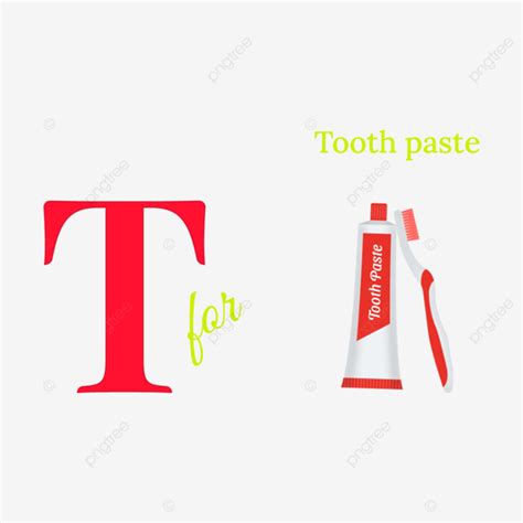치약 벡터 일러스트 레이 션에 대 한 영어 알파벳 T 영어 알파벳 영어 편지 T T 치약 Png 일러스트 및 벡터 에