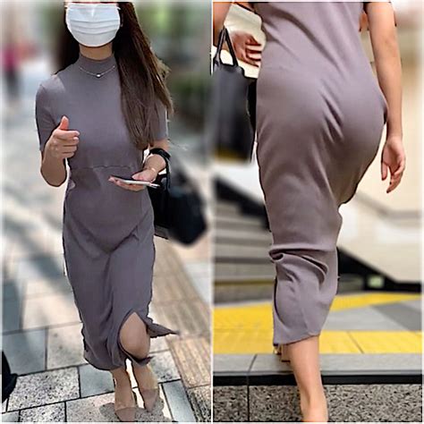 【再販】no 766「タレ目のスペシャル美女！tラインを見せつけるワンピ姿」