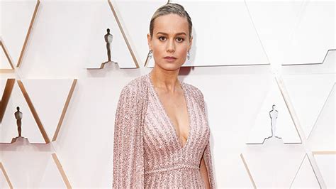 Brie Larson At Oscars 2020 Dazzles In Sequin Gown Hollywood Life