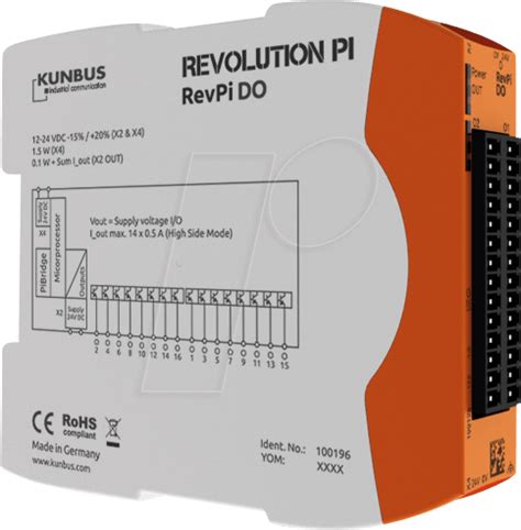 REVPI DO Digital Output Module Suitable For The RevPi Core Core Connect At Reichelt