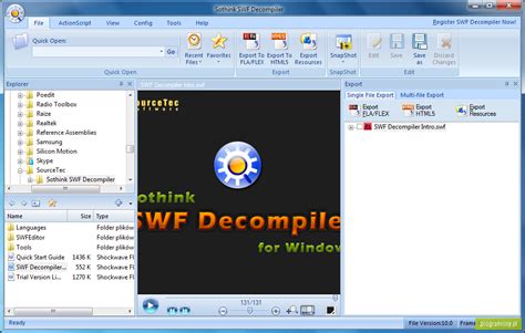 Galeria Zdjęć Zrzuty Ekranu Screenshoty Sothink Swf Decompiler