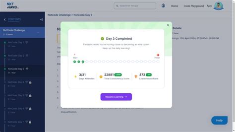 Ajay Dheenadhayalan On Linkedin Nxtcodechallenge Day3 Nxtwave Nxtcode Ccbpacademy