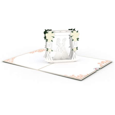 Wedding Couple Same Sex Female Pop Up Card Lovepop