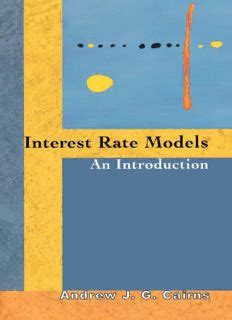 Interest Rate Models An Introduction PDF