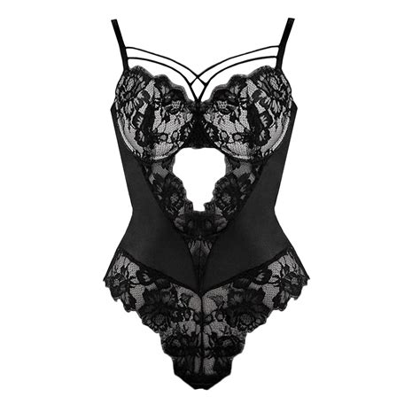 Fashion Summer Plus Size Bodysuit For Women Embroidery Ladies Strap Crochet Cutout Teddy Bandage