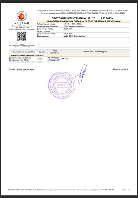 Mobil Dctf Multi Vehicle свежее Страница 4 Лабораторные анализы трансмиссионных масел