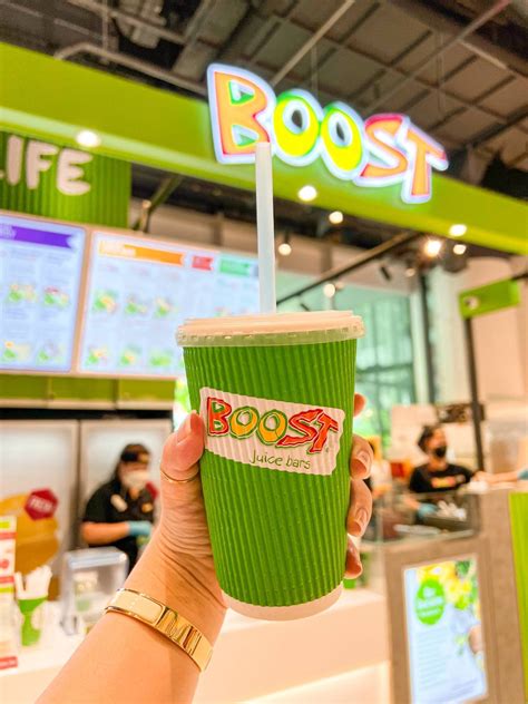 รีวิว Boost Juice Bars เอ็มควอเทีย Cookieandcream ปังมากกก😋🧋 Wongnai