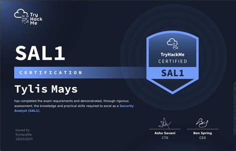 Cybersecurity Tryhackme Blueteam Soc Siem Splunk Tylis Mays Cissp