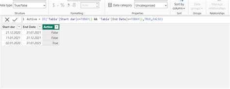 Solved How To Get A Truefalse Column Based On Two Other
