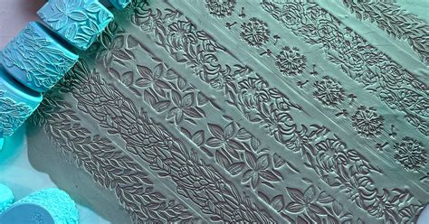 Texture Rollers — Floral Patterns By 3demons Texture Rollers Printables Store