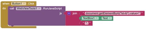 Run Javascript Inside A Web Viewer With App Inventor