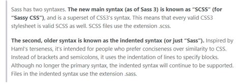 建议明确 `sass` 与 `scss` 的区别 · vuepress core · discussion 355 · github