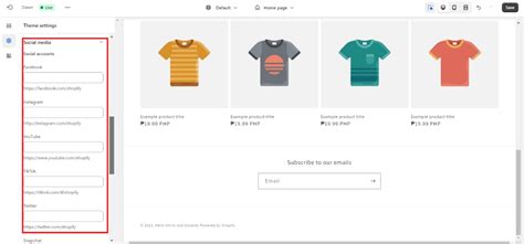How To Put Icon Images In Footer On Shopify Unlimited Graphic Design Service
