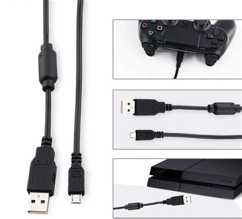PS4 Controller Charging Cable Micro USB Charger Cable Data Sync Cord For Sony Playstation