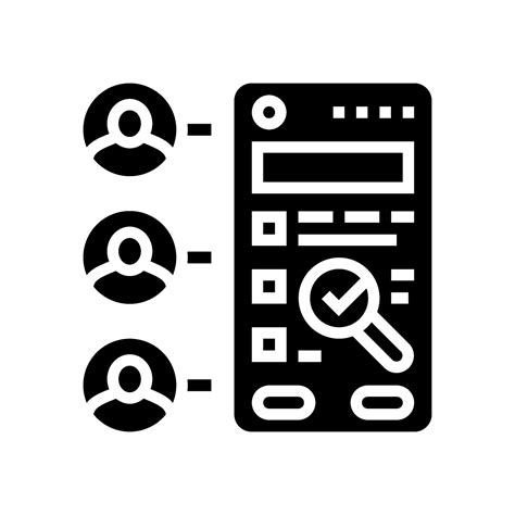 User Testing Ux Ui Design Glyph Icon Vector Illustration 41281654