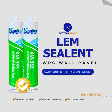Jual Lem Sealent Wpc Lem Sealent Wpc Panel Lem Sealent Hitam Lem