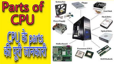 All Parts Of Cpu And Their Functions