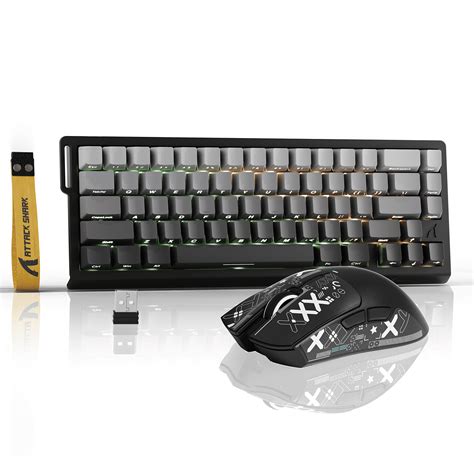 Attack Shark X68he Pro Rapid Trigger Wireless Gaming Keyboard And X11 Mouse 8k Polling Rate