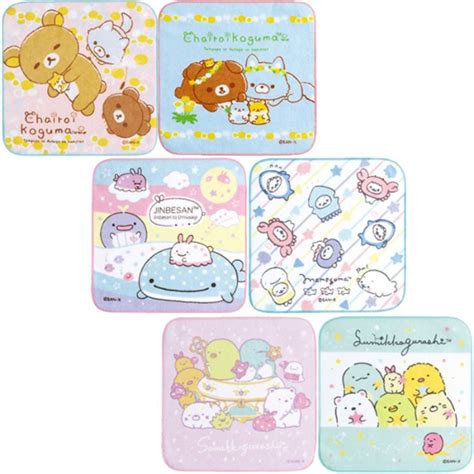 리락쿠마미니수건스밋코구라시유아동워시타올마메고마유아핸드타월리락쿠마초등학생핸드타올스밋코구라시휴대용면타올캐릭터아동용워시수건캐릭터어린이집핸드타올캐릭터아기손수건캐릭터