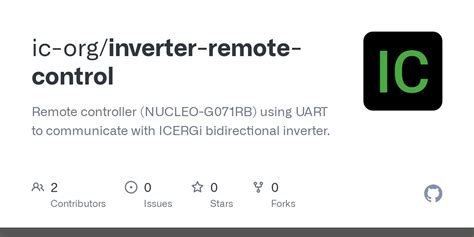 Github Ic Org Inverter Remote Control Remote Controller Nucleo