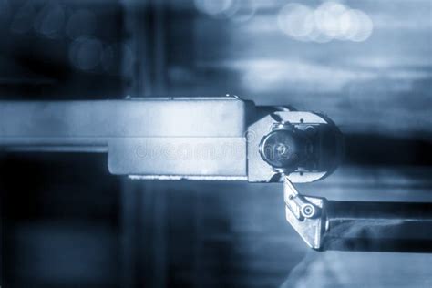 CNC Lathe Machine Turning Machine Stock Image Image Of Chuck Industry
