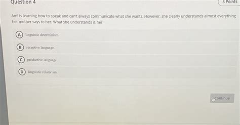 Question Ami Is Learning How To Speak And Can T Always Communicate What She Wants However She