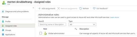 azure active directory administrator roles powershell easy365manager