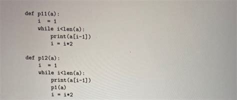 Solved Exercise Analyzing Loops Let N Be The Length Of The