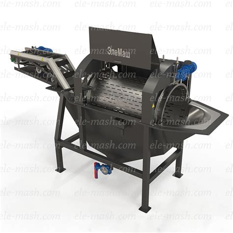 Machine For Cleaning Root Crops Elemash