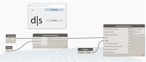 Data Shapes Directorypath Packages Dynamo