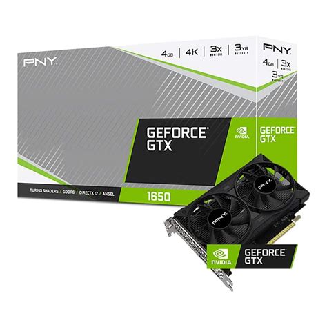 Pny Nvidia Geforce Gtx 1650 4gb Gddr6 Pci Express 30 Graphics Card