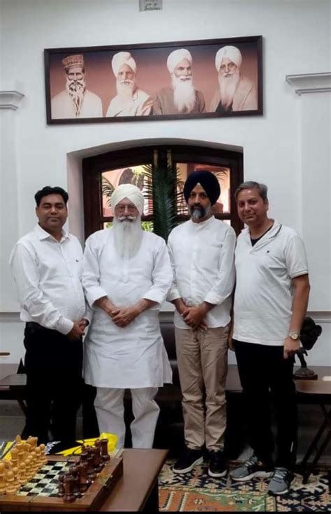Baba Gurinder Singh Ji Dhillon And Hazur Jasdeep Singh Ji Gill Standing Poses Singh Radha Soami