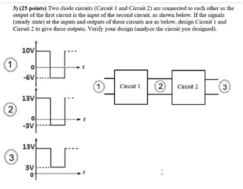Solved Points Two Diode Circuits Circuit And Chegg Com
