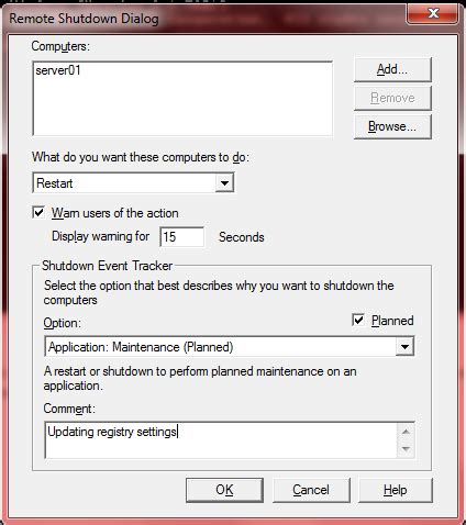 How To Shutdown Or Reboot A Remote Windows Machine Agile IT Pro S Bucket Of Notes