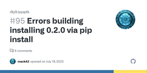 errors building installing 0 2 0 via pip install · issue 95 · r9y9 pysptk · github