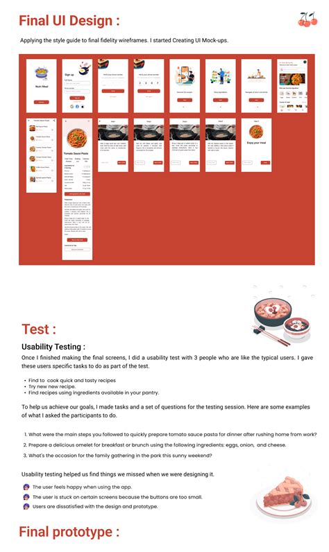 Nutri Meal Quick And Tasty Recipe App Behance