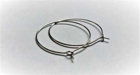 Основы для изготовления сережек швензы круглые 40 мм диаметр 10 пар цвет серебро купить с