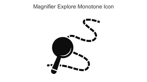 Magnifier Explore Monotone Icon In Powerpoint Pptx Png And Editable Eps Format PPT Slide