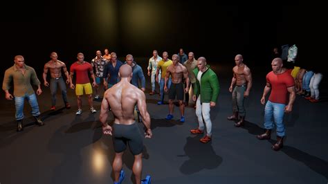 Ue4 Advanced Modular Character Male Integrated To Als System 3d Model